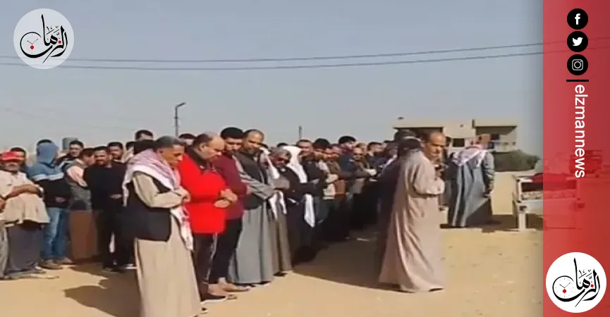 تشييع جنازة المجاهدة السيناوية فرحانة رياشات في الشيخ زويد بشمال سيناء ...